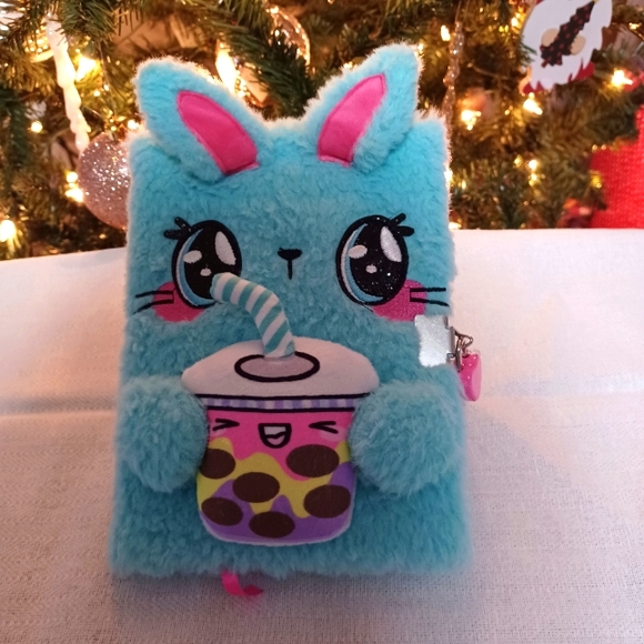 Claire's | Office | Claires Girls Bunny Plush Diary With Lock And Keys ...
